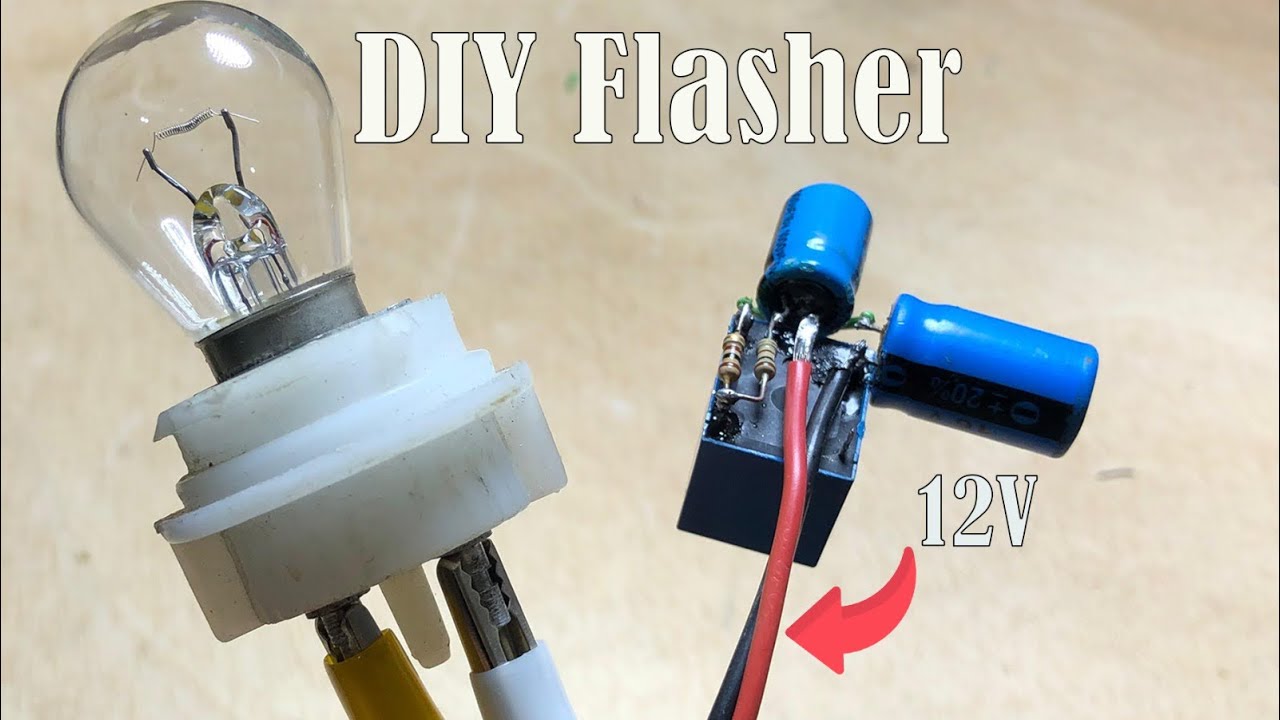 DIY Car Flasher Circuit Using a 12V Relay – Easy and Effective! - YouTube