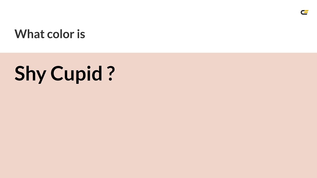 Shy Cupid color #f0d6ca hex Cool Yellow color f0d6ca - YouTube