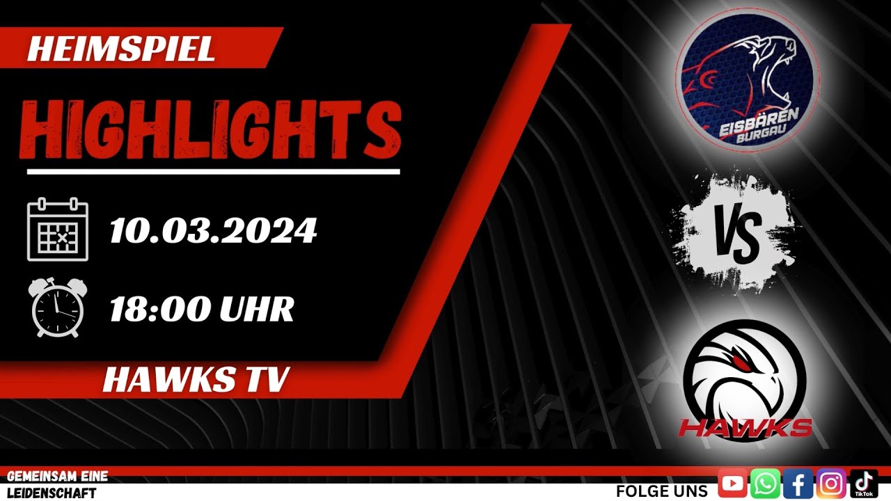 HIGHLIGHTS 1. Halbfinale Landesliga Bayern - ESV Burgau vs. ESC ...