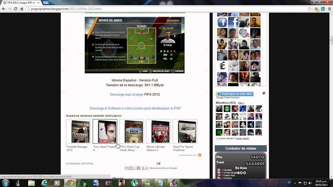 como descargar FIFA 12 para psp - YouTube
