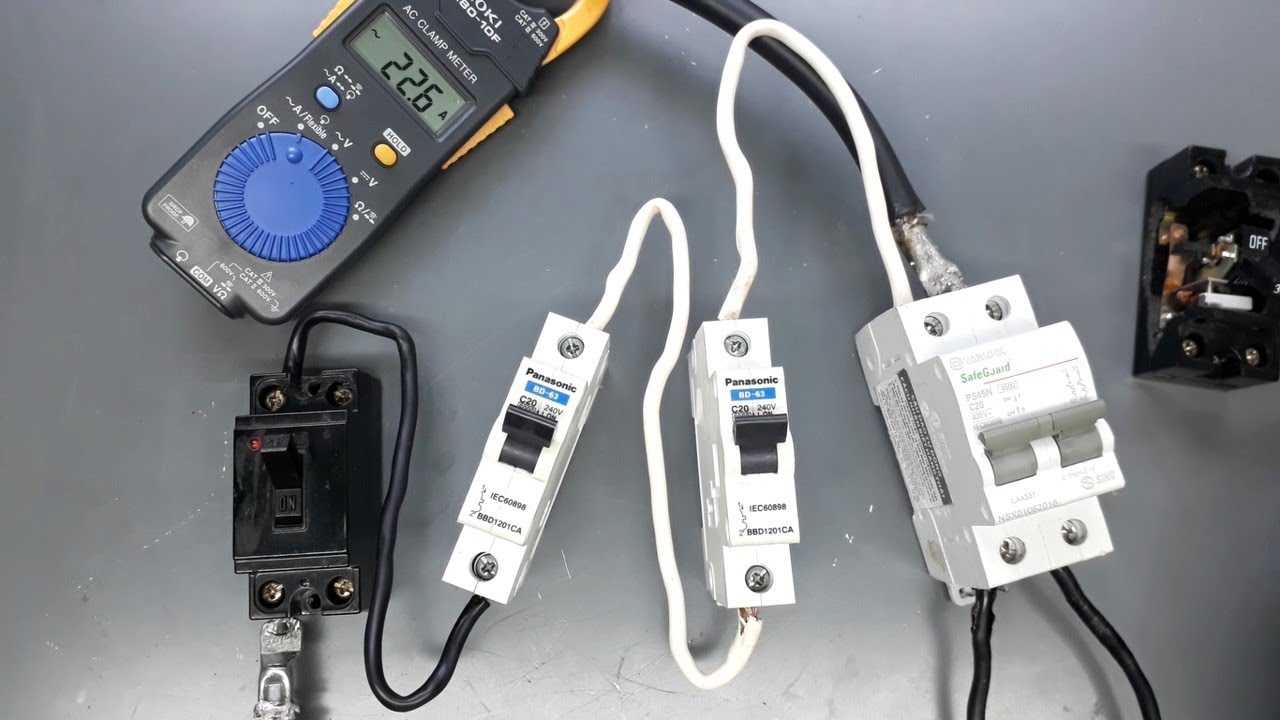 Test chức năng bảo vệ CB, kết quả nhiều bất ngờ!!!(Testing CB ...