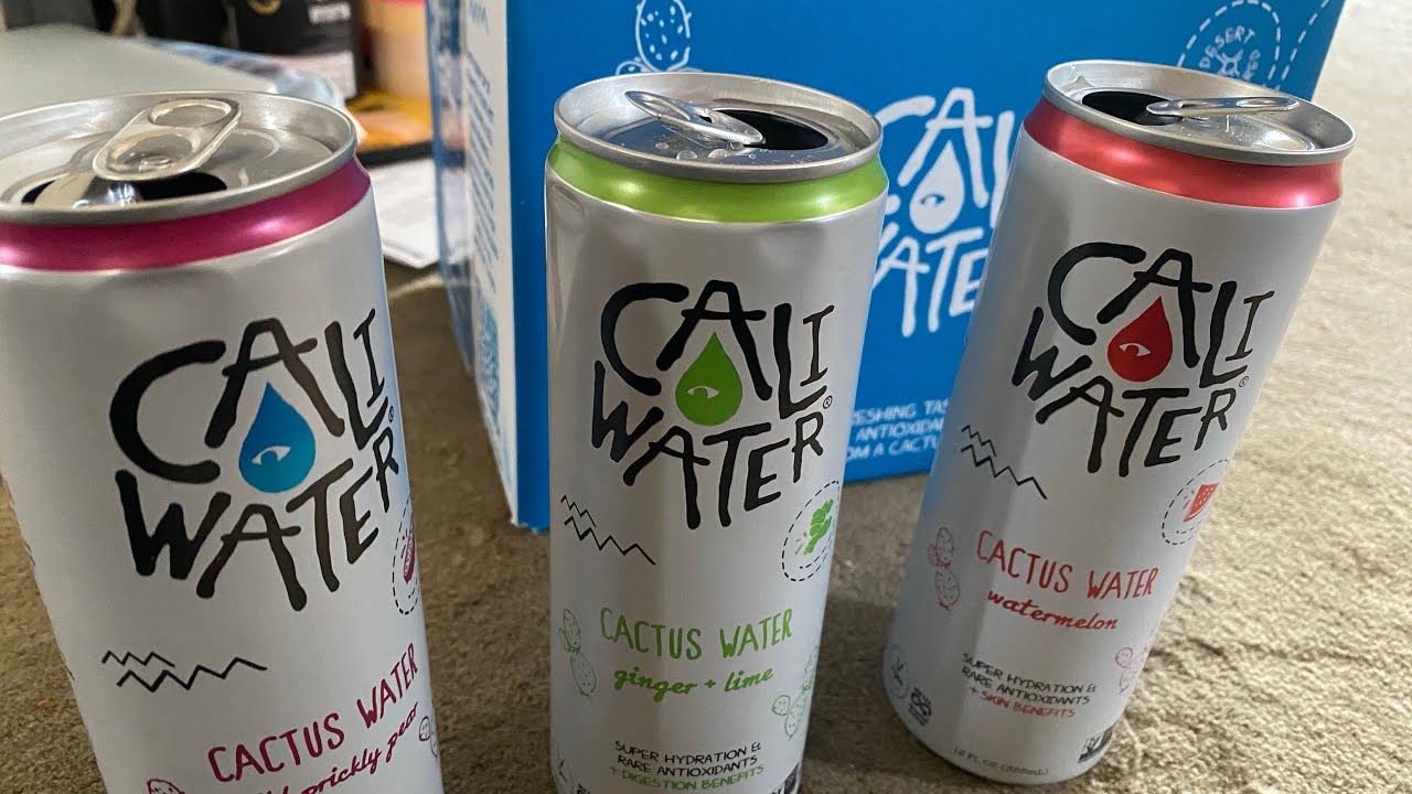 Honest Review Cali Water Variety Prickly Pear Drink - YouTube