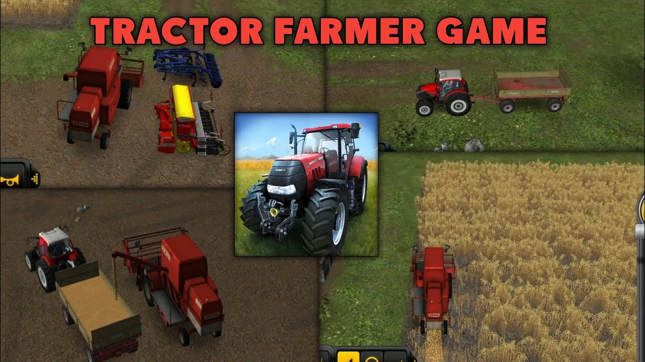 Tractor farmer and Farm house Game #tractor - YouTube