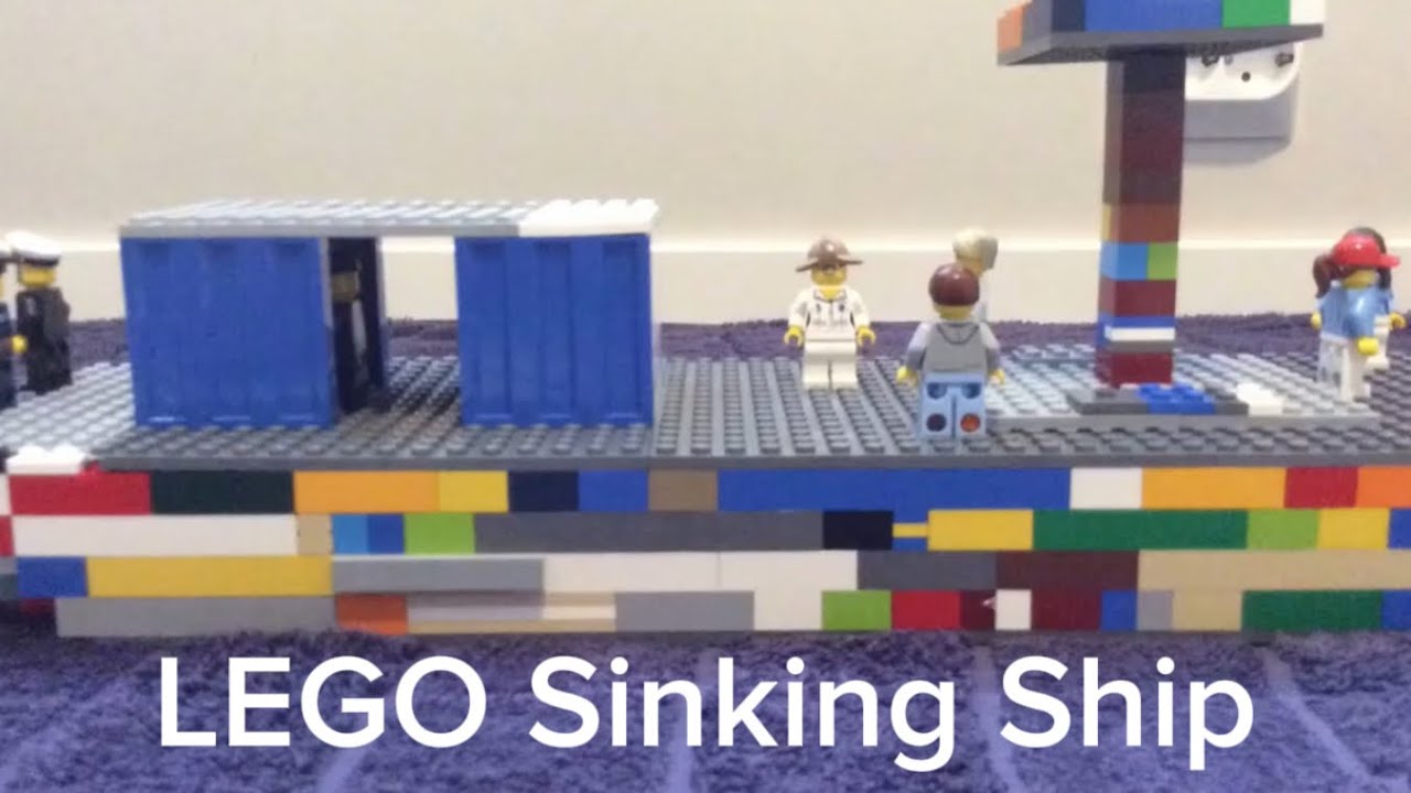 LEGO sinking ship - YouTube