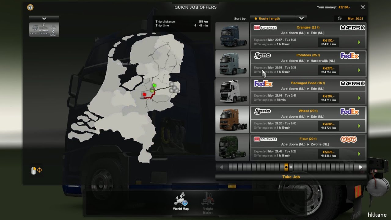 Euro Truck Simulator 2 Dutch Map Gameplay P.3 - YouTube