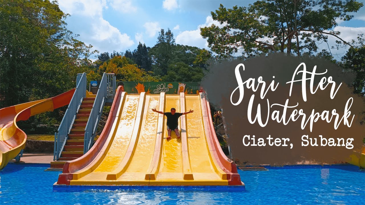 Sari Ater Waterpark - Wahana air di Perbatasan Bandung Subang - YouTube