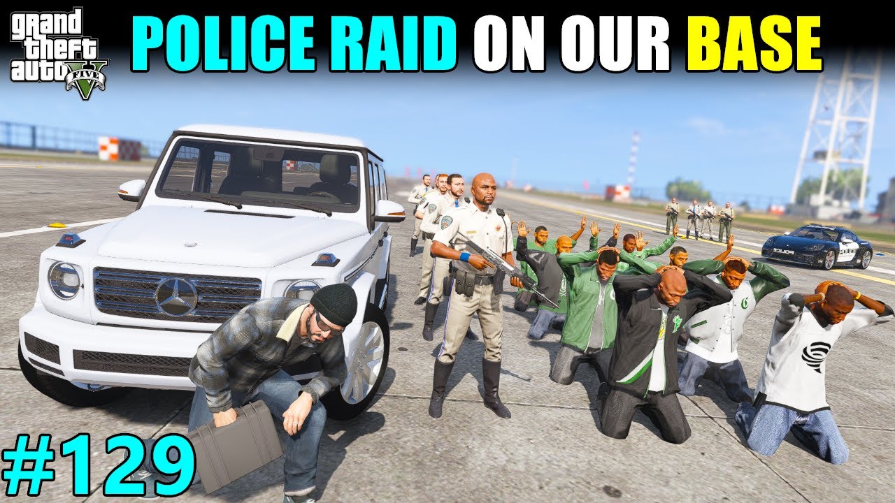 POLICE RAID ON OUR SECRET BASE | GTA 5 GAMEPLAY #129 - YouTube