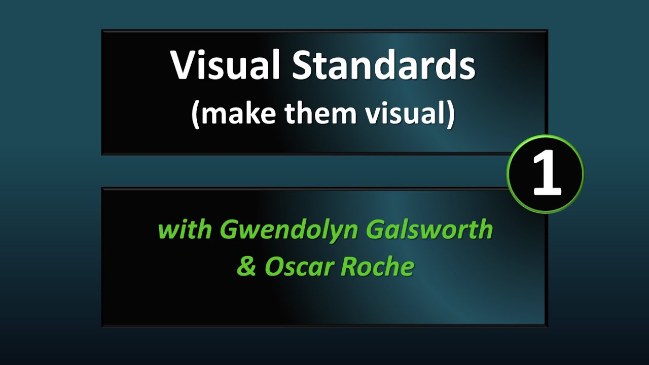 2.1 Visual Standards (Make Them Visual) - YouTube
