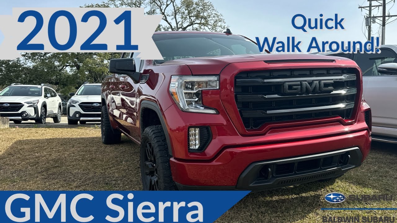 2021 GMC Sierra 1500 Elevation: Quick Walk Around! [Stock#- 12105A ...