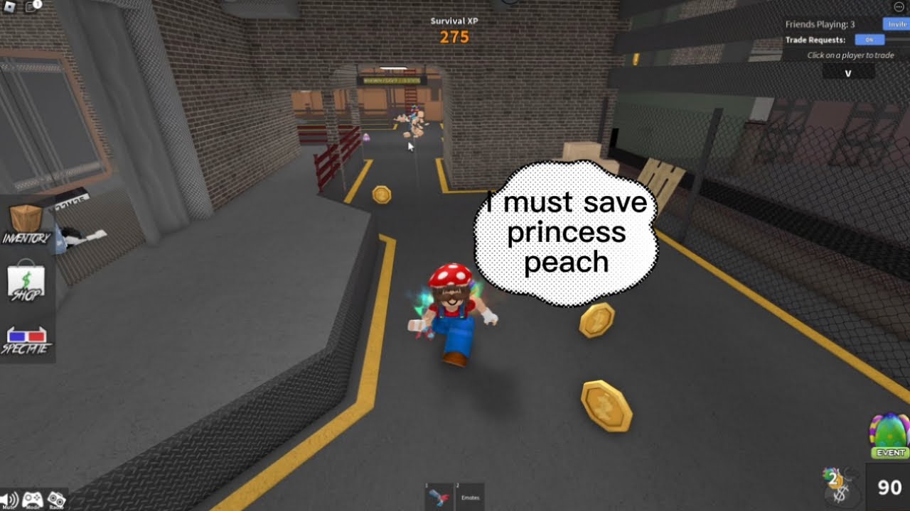 PLAYING MM2 AS MARIO! *CLEAN SHOTS* - YouTube