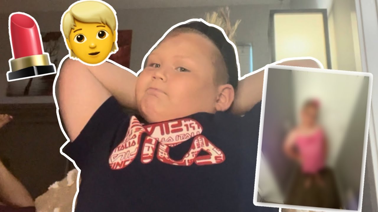 giving my little brother a makeover - YouTube