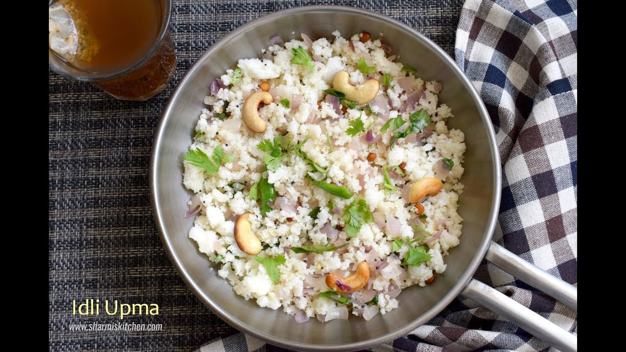 Idli Upma with leftover Idlis - YouTube