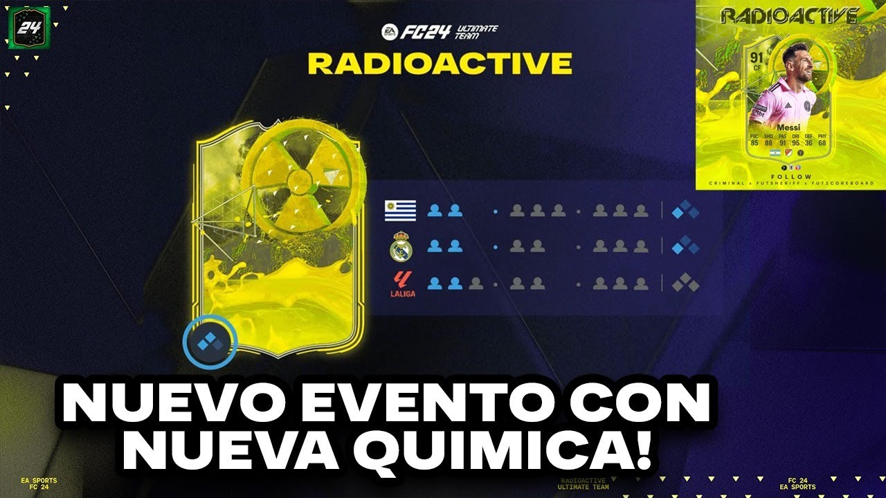 MESSI EN EL NUEVO EVENTO "RADIOACTIVO" CON NUEVA QUIMICA! - YouTube