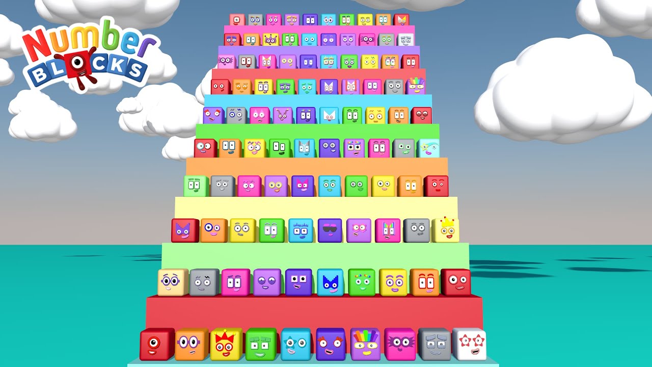 Numberblocks Step Squad ALL Numberblocks Song 1 - 100 NEW SEASON 7 FULL ...