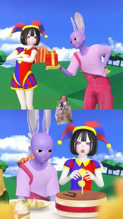 My favourite couple POMNI and JAX from #digitalcircus #pomni #jax #animation - YouTube