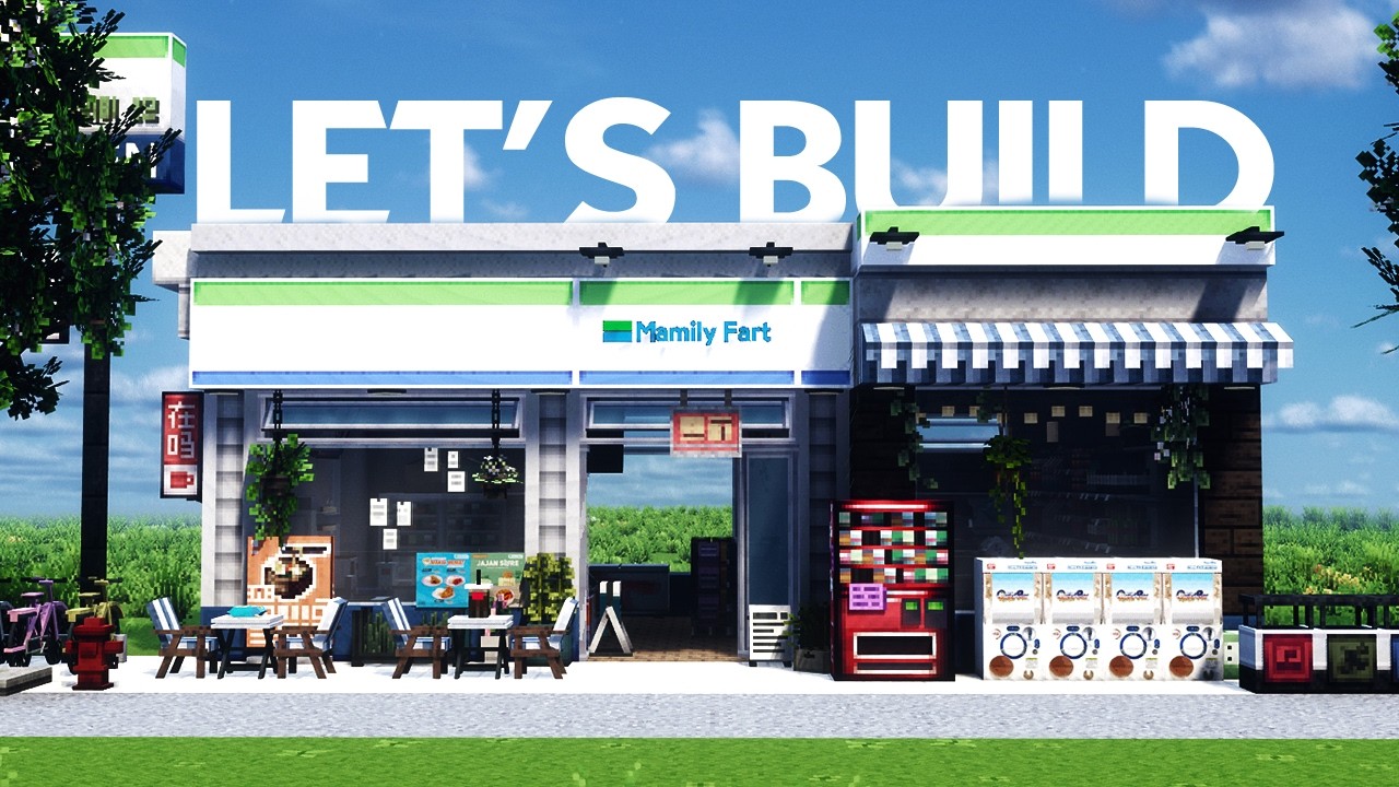 I Built an Ultra Realistic FamilyMart in Minecraft using Mods - YouTube
