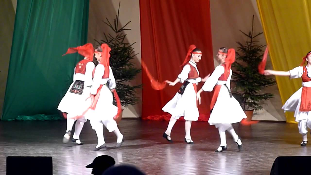 Albania - Female dance, group Artisti from Tirana - Tydzień Kultury ...