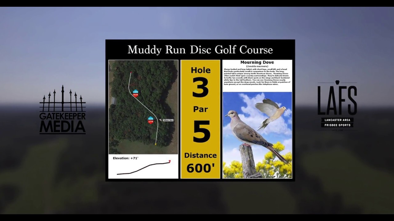 Muddy Run Disc Golf Course | Hole 3 Layout | Holtwood, PA - YouTube