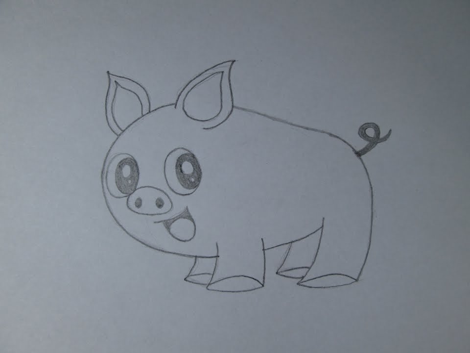 Cómo dibujar un cerdo - YouTube