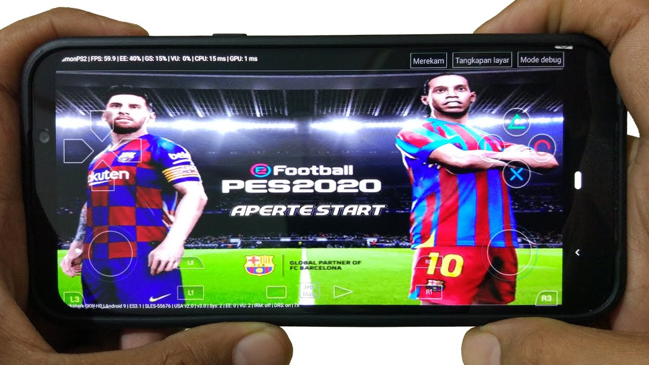 PES 2020 Playstation 2 | Damon PS2 Pro Emulator Android Gameplay - YouTube