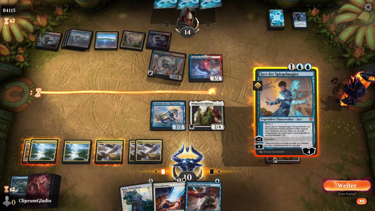 MTGA - Magic The Gathering Arena - Gameplay - no commentary - YouTube