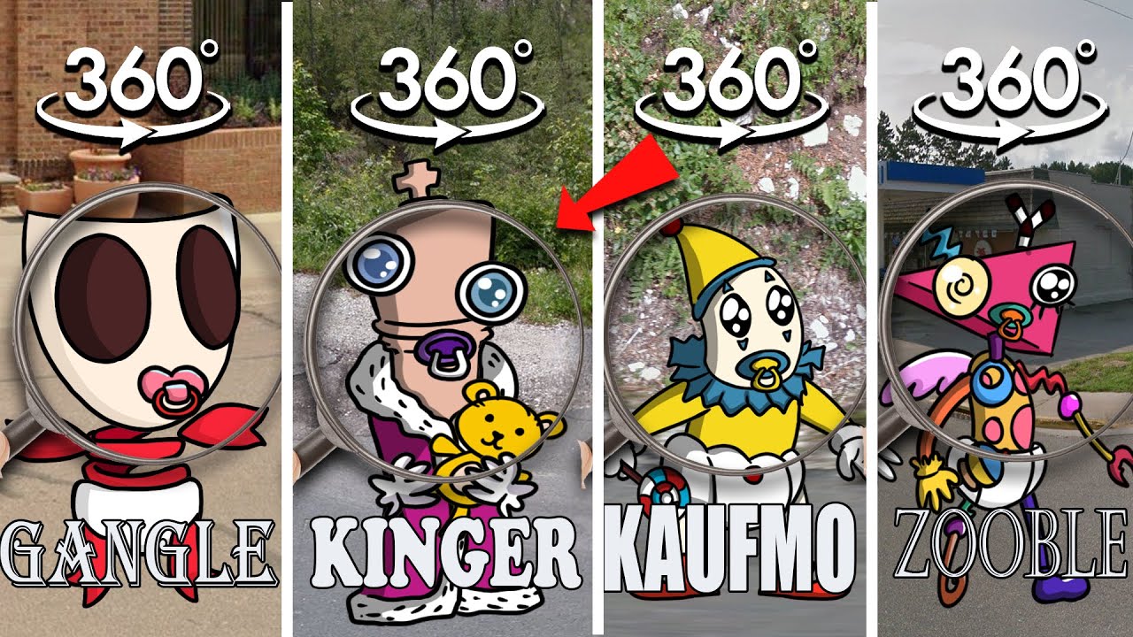 FIND The Amazing Digital Circus BABY | GANGLE - KINGER - KAUFMO Finding ...