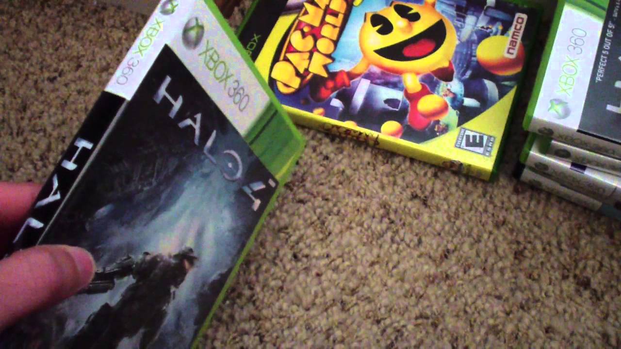My xbox 360 collection - YouTube