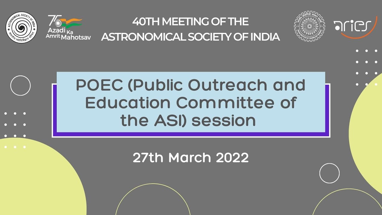 Special Session on POEC (Public Outreach and Education Committee of the ...