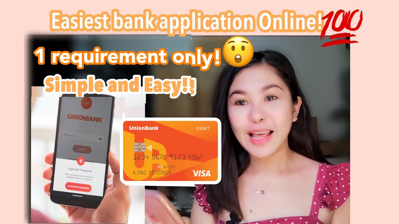 UNION BANK step by step Open an account online! Easiest way! 💯 - YouTube