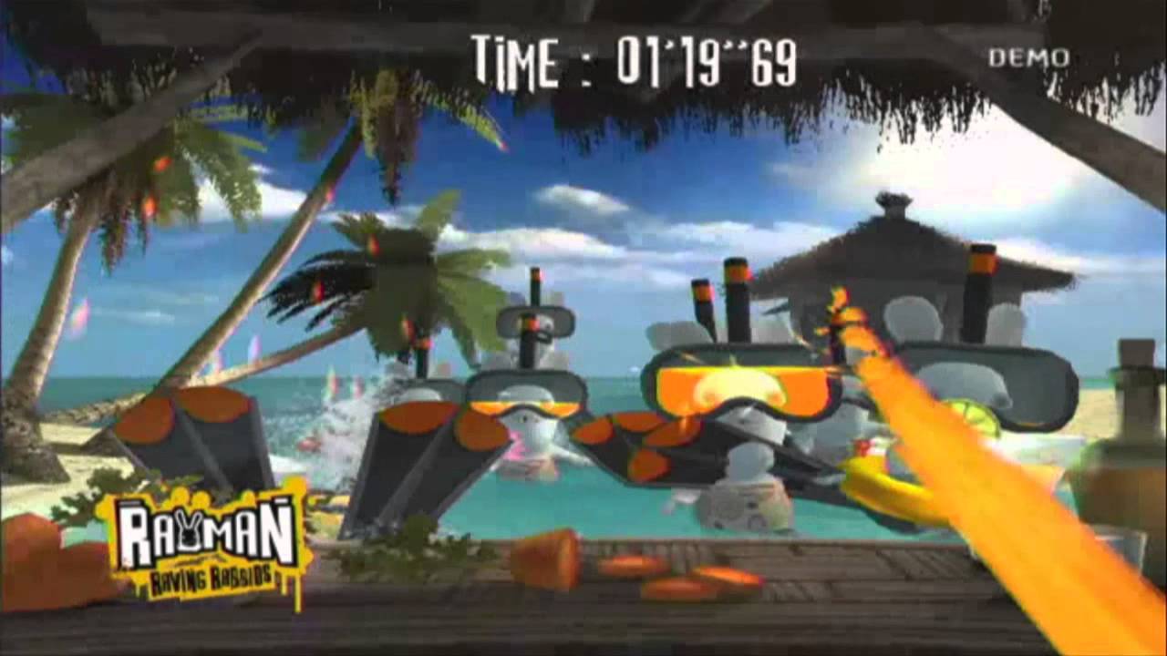 Rayman Raving Rabbids Attract Mode (2007, Ubisoft) - YouTube