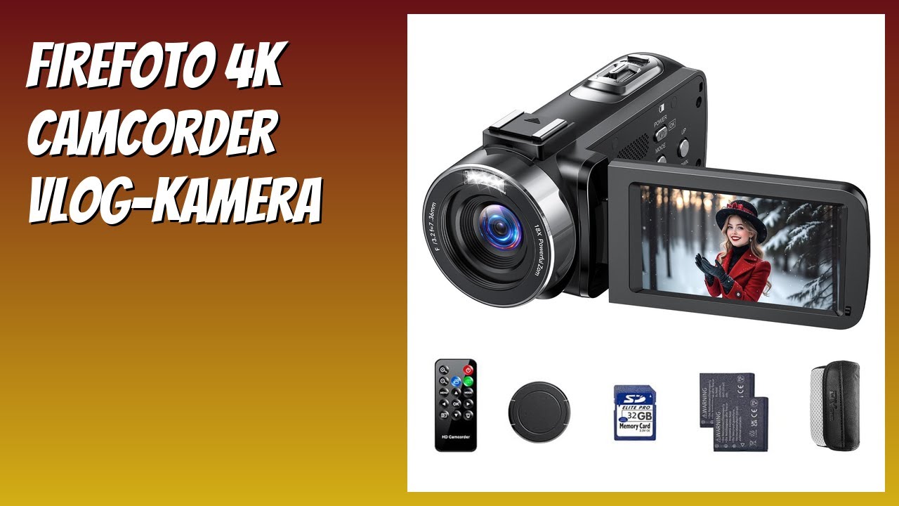 BEWERTUNG (2025): FIREFOTO 4K Camcorder Vlog-Kamera. Infos - YouTube