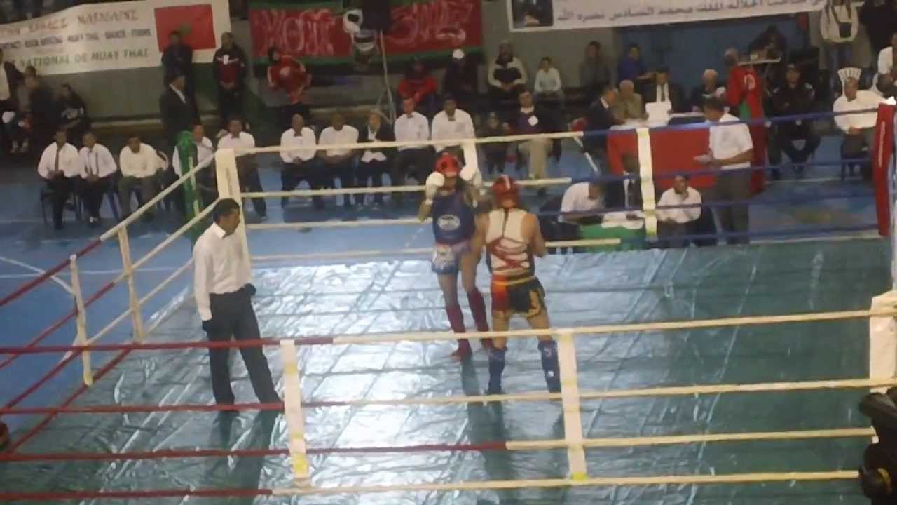 Ayyoub Ahmamou vs Youssef Touil , Final de Muay Thai ( Round 1 ) - YouTube