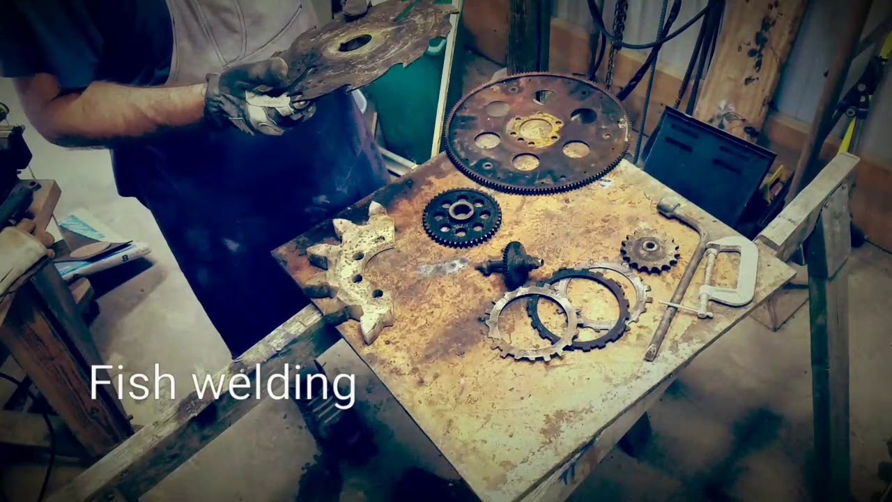 Welding metal fish art timelapse - YouTube