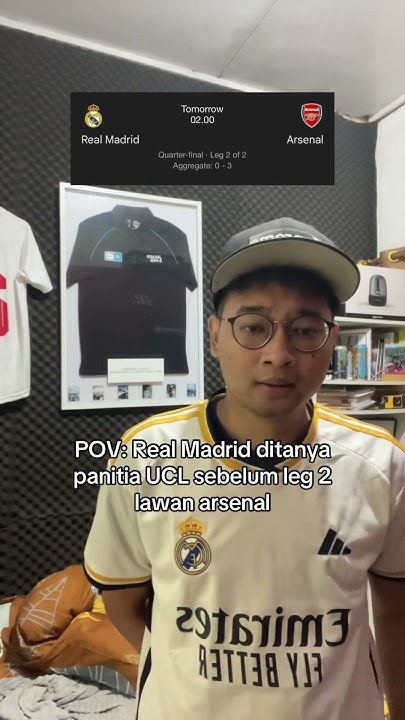 madrid: “saya masih mau nambah piala ucl bang panitia”🙂 #realmadrid #arsenal #ucl # ...