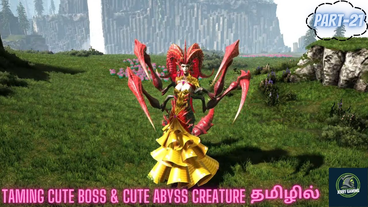 Taming cute boss & cute abyss creature in ark survival evolved abyss ...