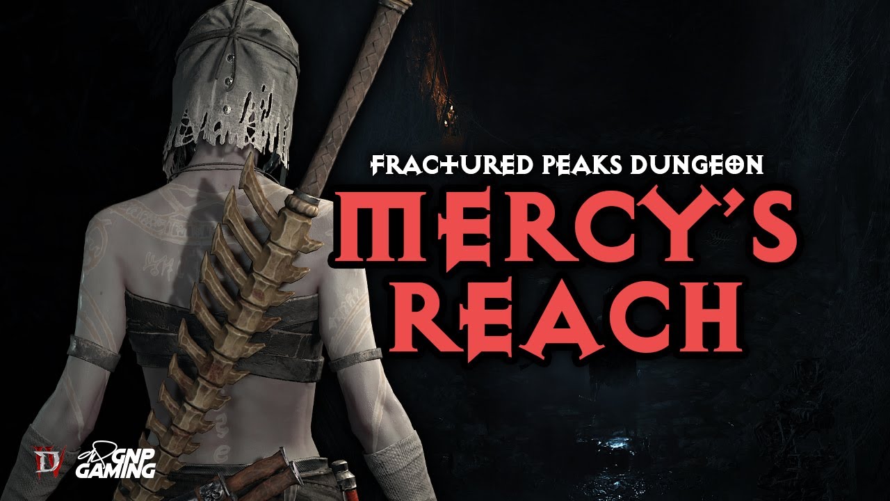 Diablo IV BETA - MERCY'S REACH - FRACTURED PEAKS - DUNGEON GAMEPLAY NO ...