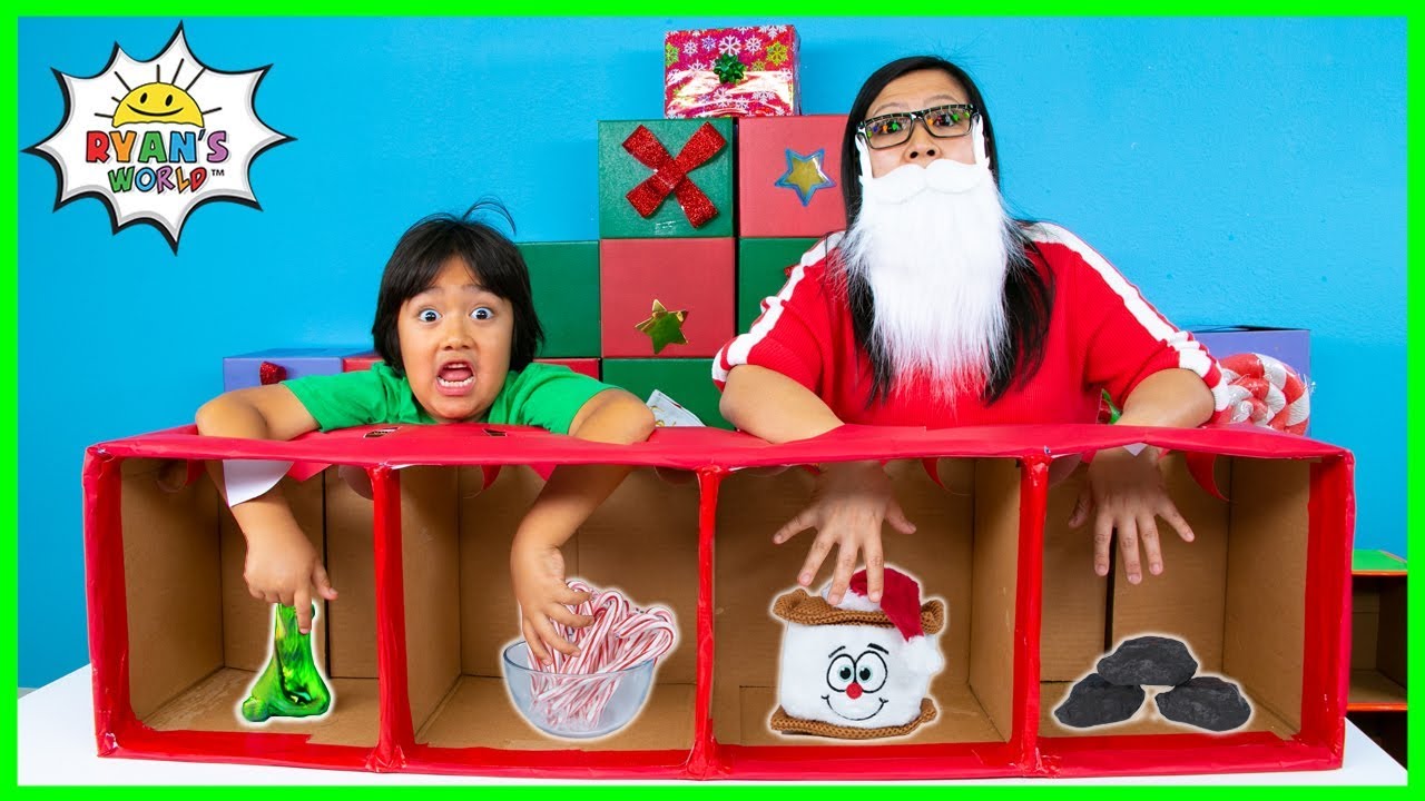 What's in the Box Challenge Christmas Edition!!! - YouTube