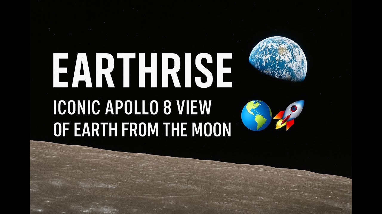 Earthrise: Iconic Apollo 8 View of Earth from the Moon 🌍🚀” - YouTube