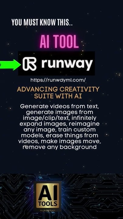 Runwayml - AI Tool for Video Editing [Artificial Intelligence] [Video Editing] - YouTube