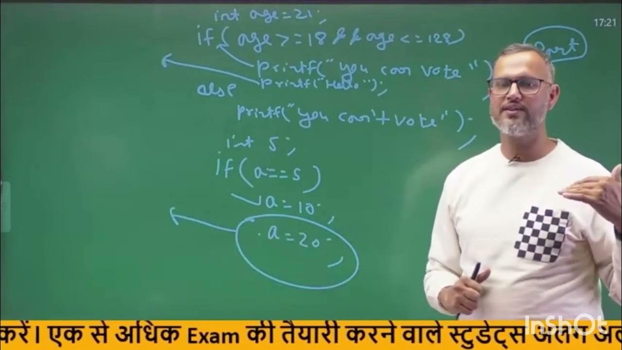 Selection Statement If Else For C Programming And Ia Govt Job Ifelse Govtjobs Manojsir