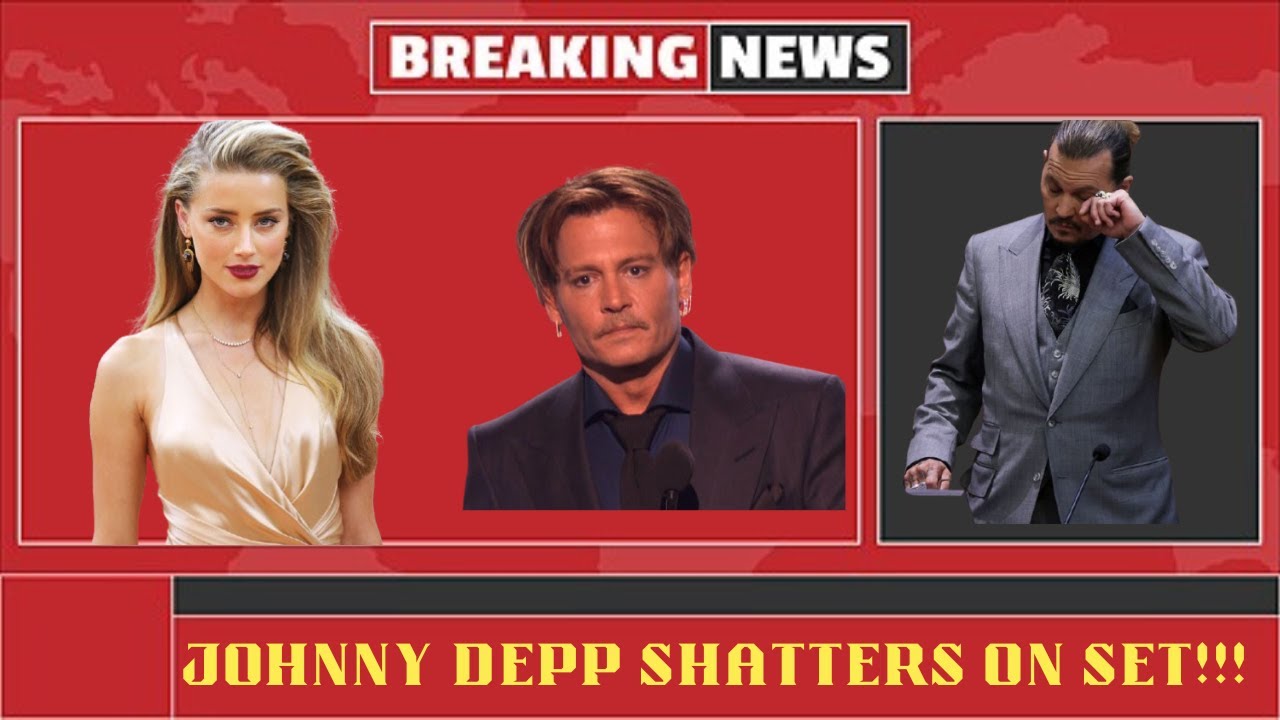Johnny Depp Shows RAW Emotion On Set In Shocking Moment - YouTube