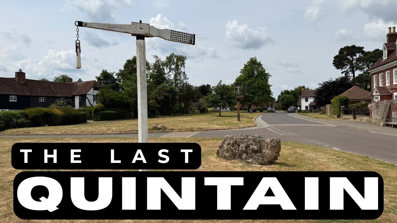 England's last remaining "Quintain" - YouTube
