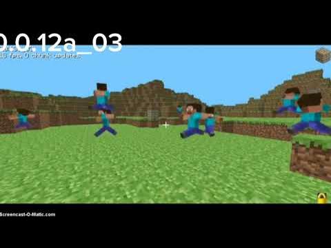 minecraft early classic all version - YouTube