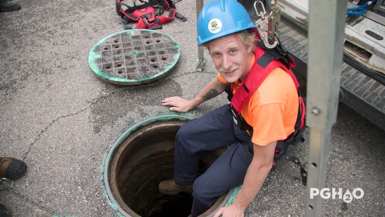 A Day in the Life: Entering a Manhole & Dye Test - YouTube