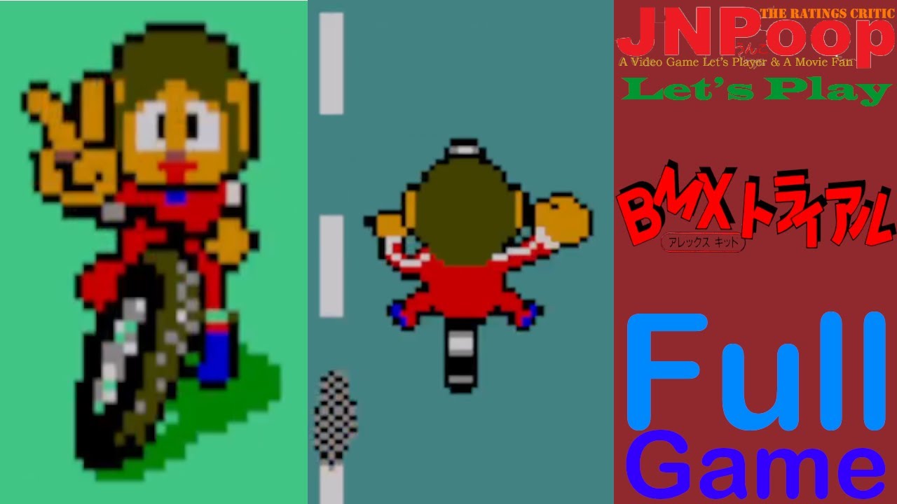Alex Kidd BMX Trial | Full Game: Racing Before Mario Kart - YouTube