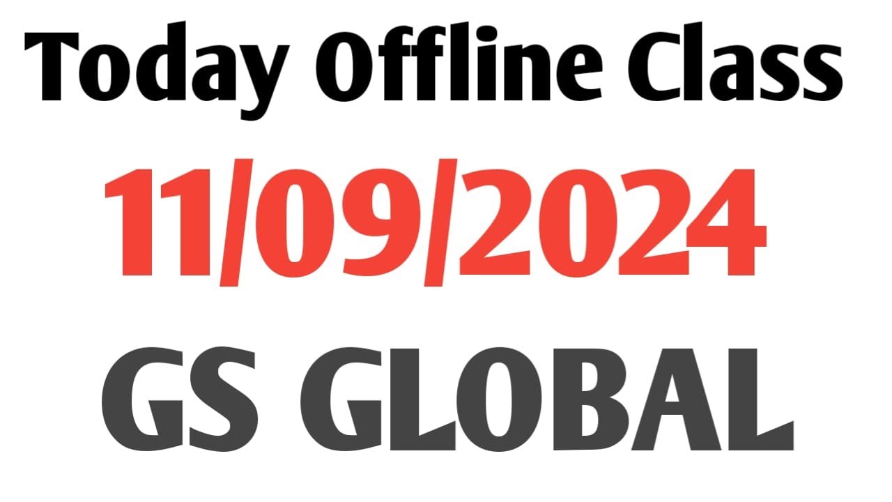Today Offline Class Youtube 8690