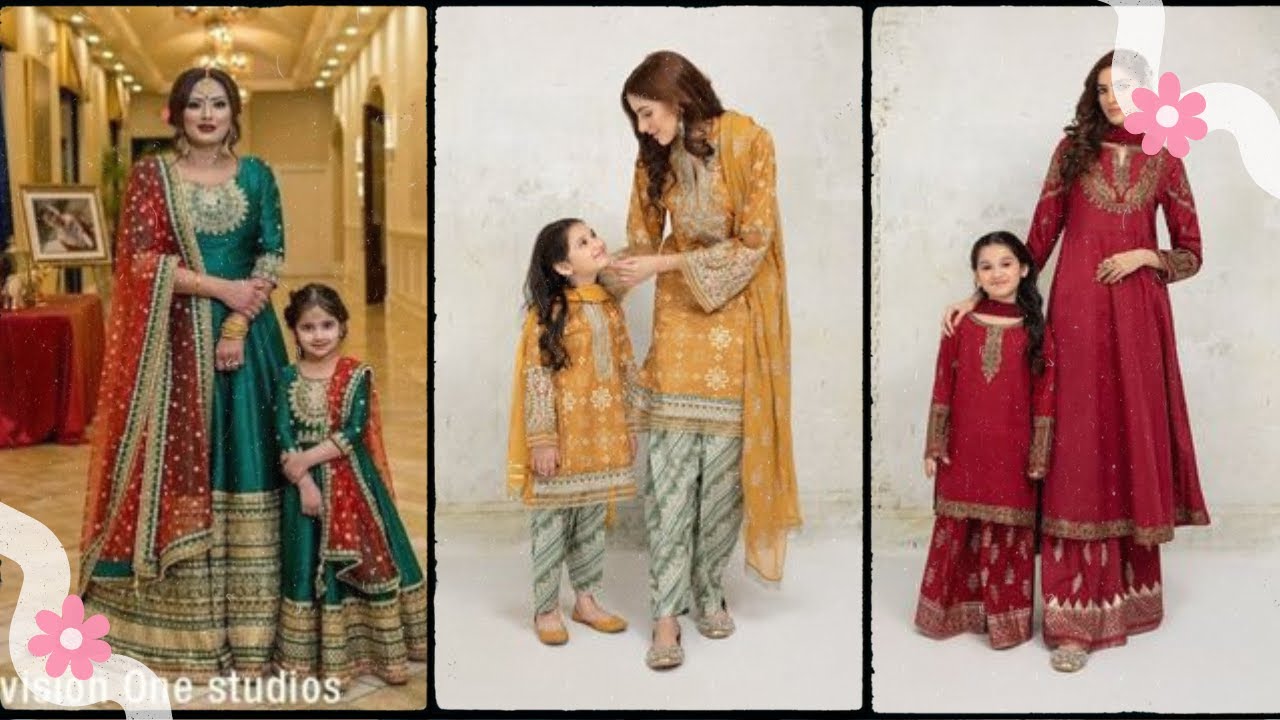 @ Mother Daughter Same Dress 2024 | Mom Daughter Matching Outfits | Mom ...