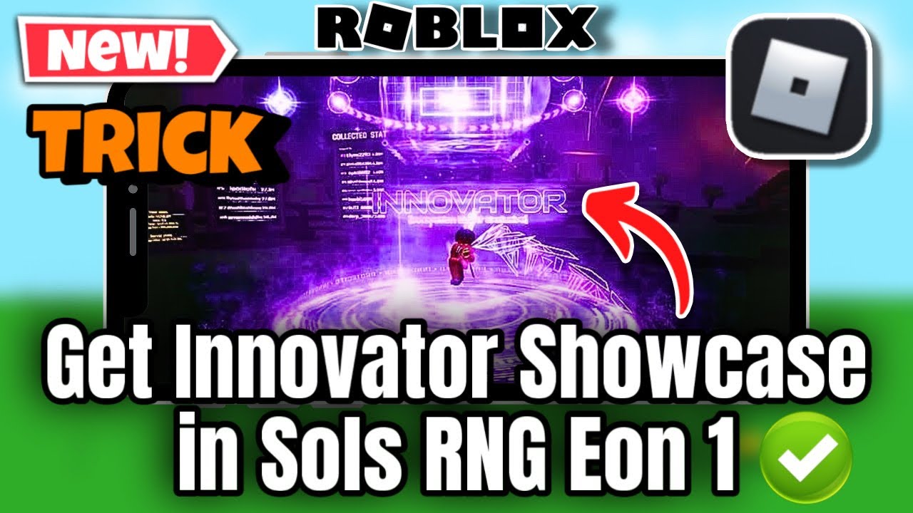 How to get the Innovator Showcase in Sols RNG Eon 1 on Roblox (Updated ...
