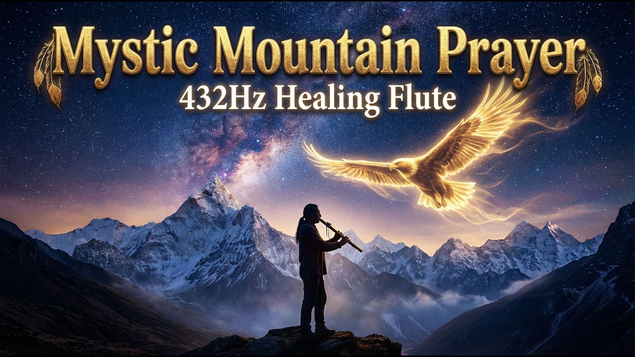 Mystic Mountain Prayer 🦅 Healing Pan Flute Music | Santos Healing Flute ...