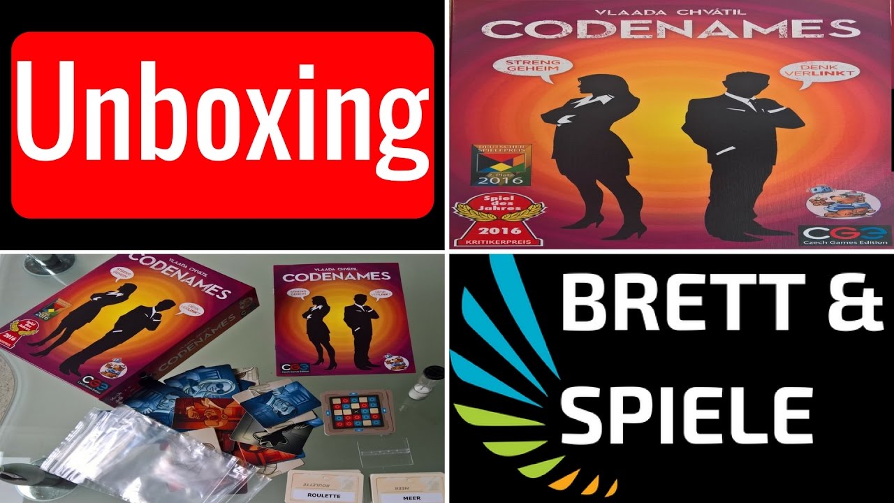Codenames - Brettspiel / Unboxing / Deutsch - YouTube